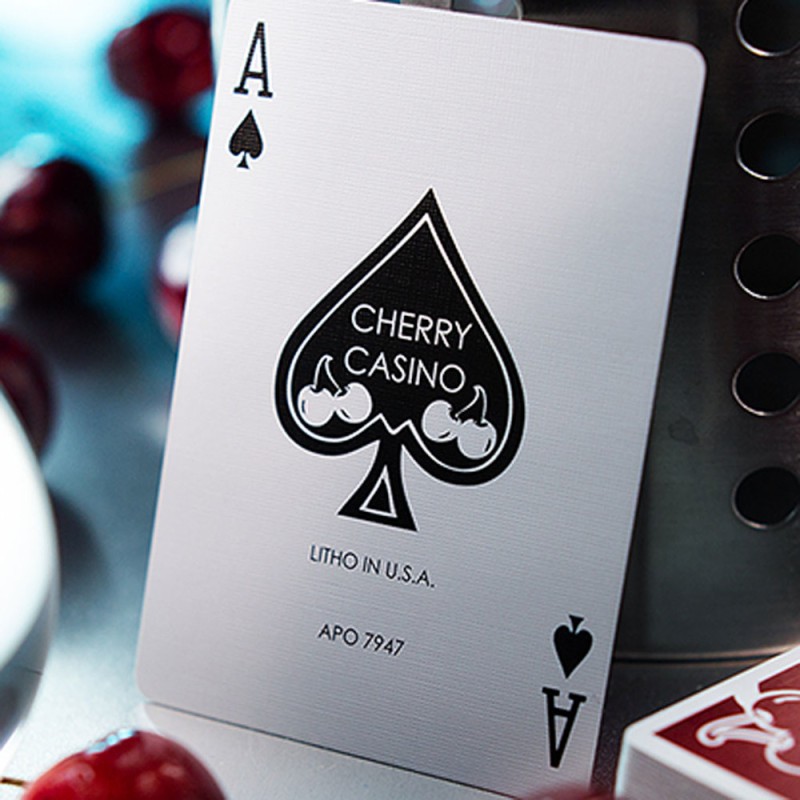 Cherry Red Reno Poker Deck